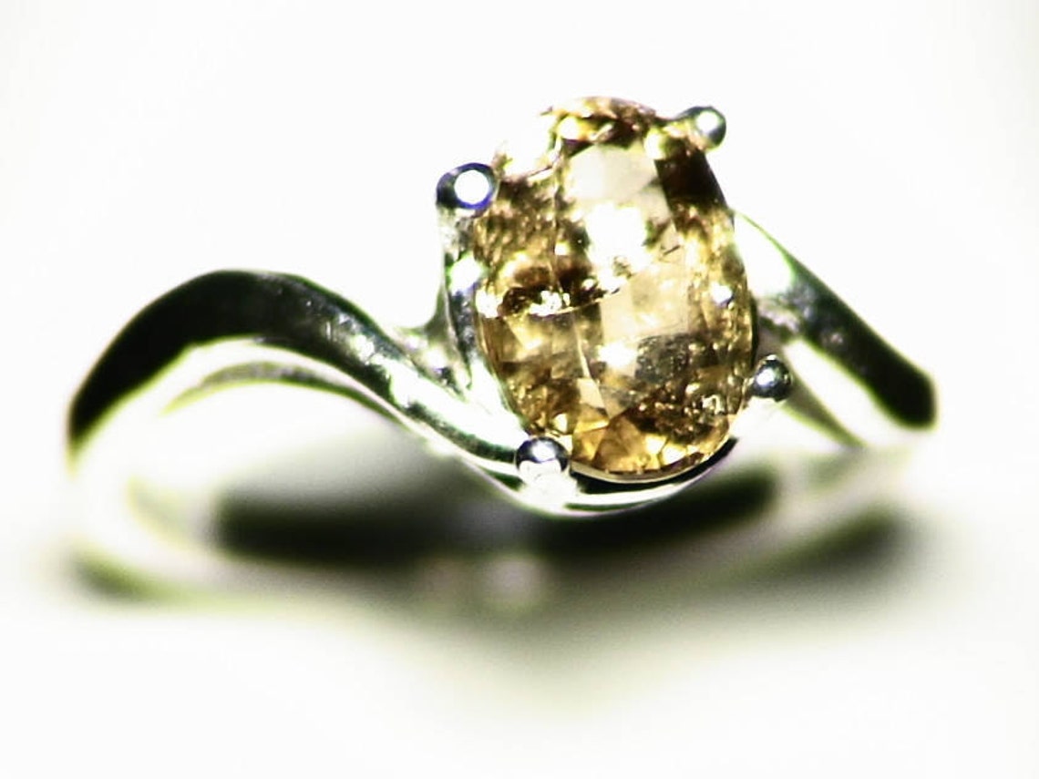 Axinite Ring Size 4.25 1.25 Ct Sterling Silver Ring for - Etsy