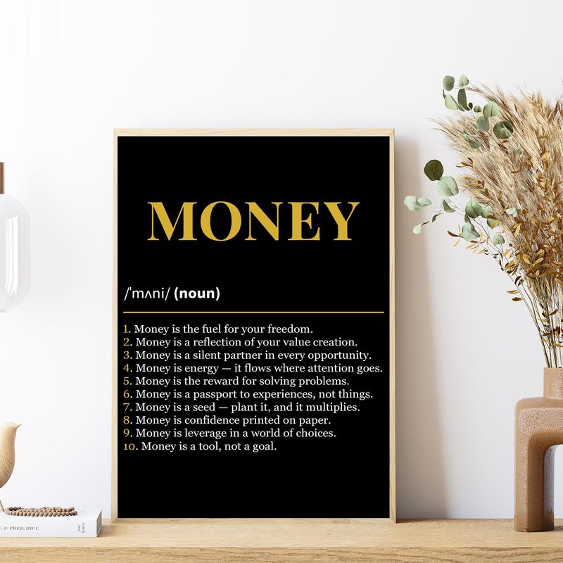 Inspiring Posters Money - Etsy UK