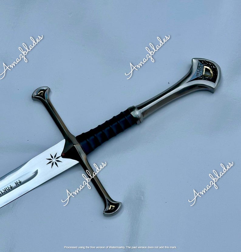 Handmade Anduril Replica Wall Decor Prop for Decoration and Display ...