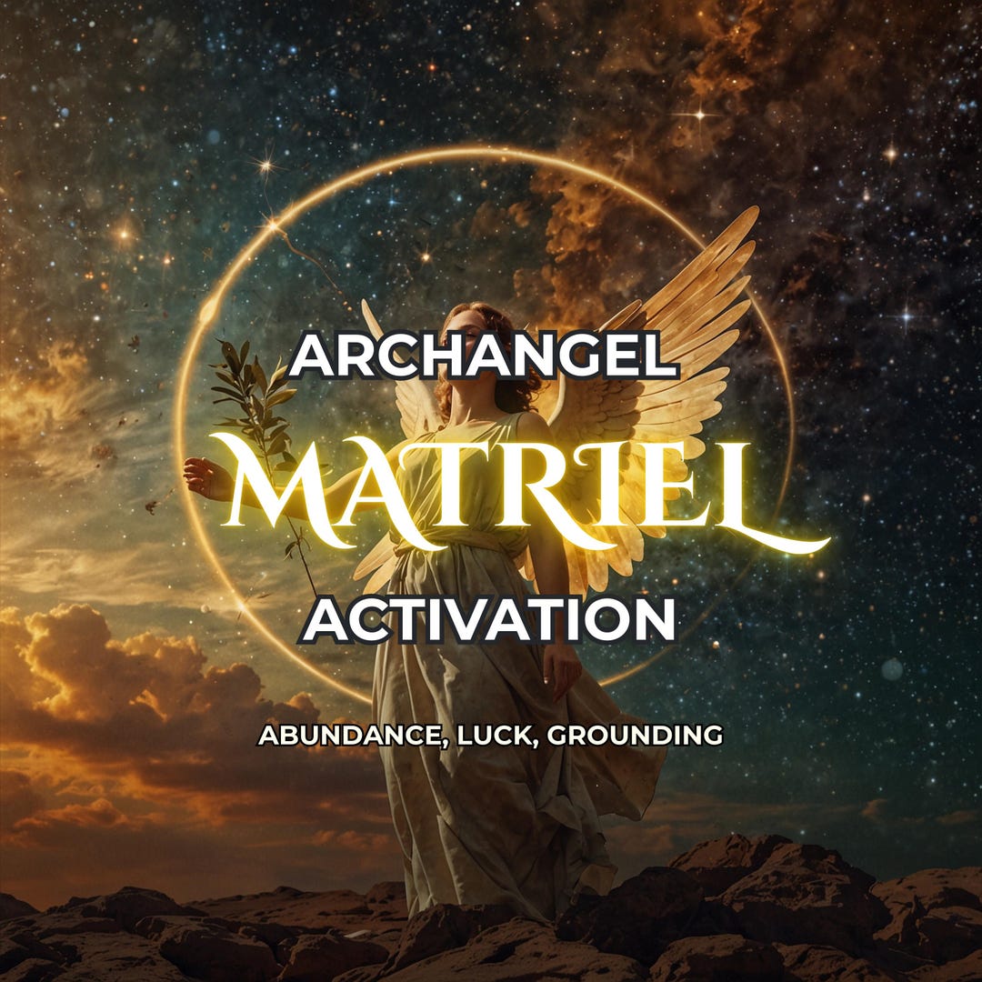 Archangel Matriel Activation: Digital Artwork + Personal Report - Etsy