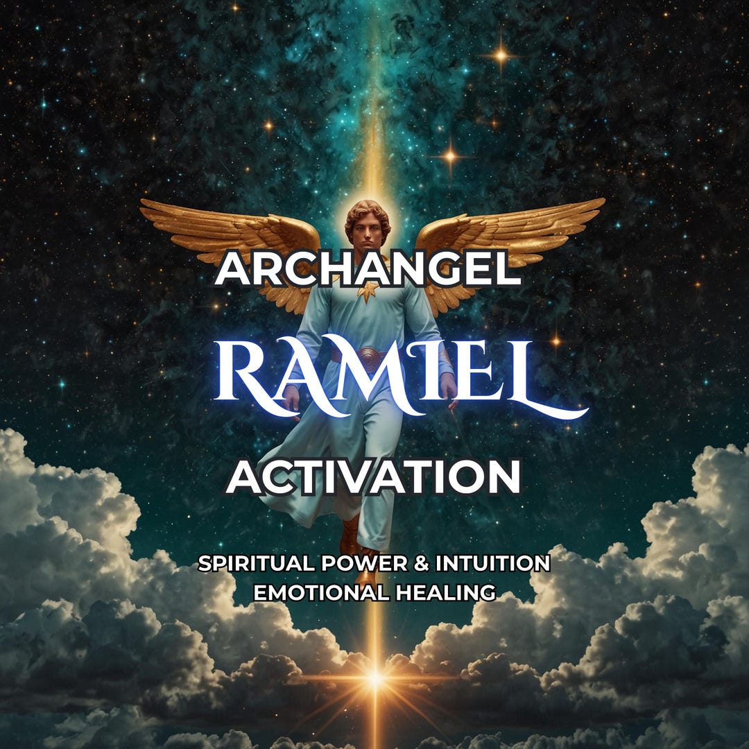 Archangel Ramiel Activation, Spiritual Wisdom: Digital Artwork ...