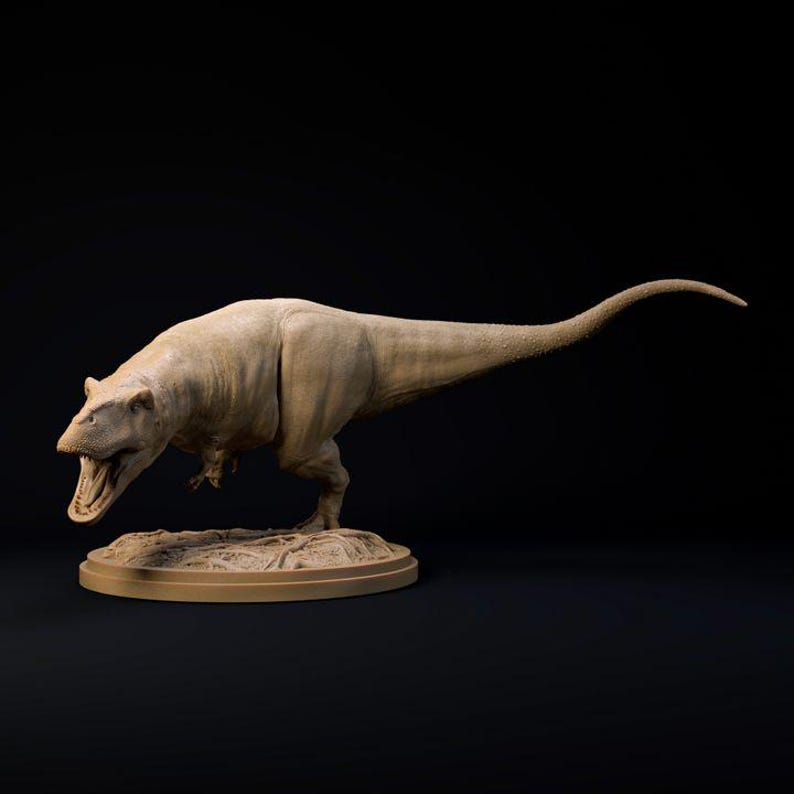 Tyrannosaurus Rex Chasing 32mm Dinosaur | Scale Resin Model ...