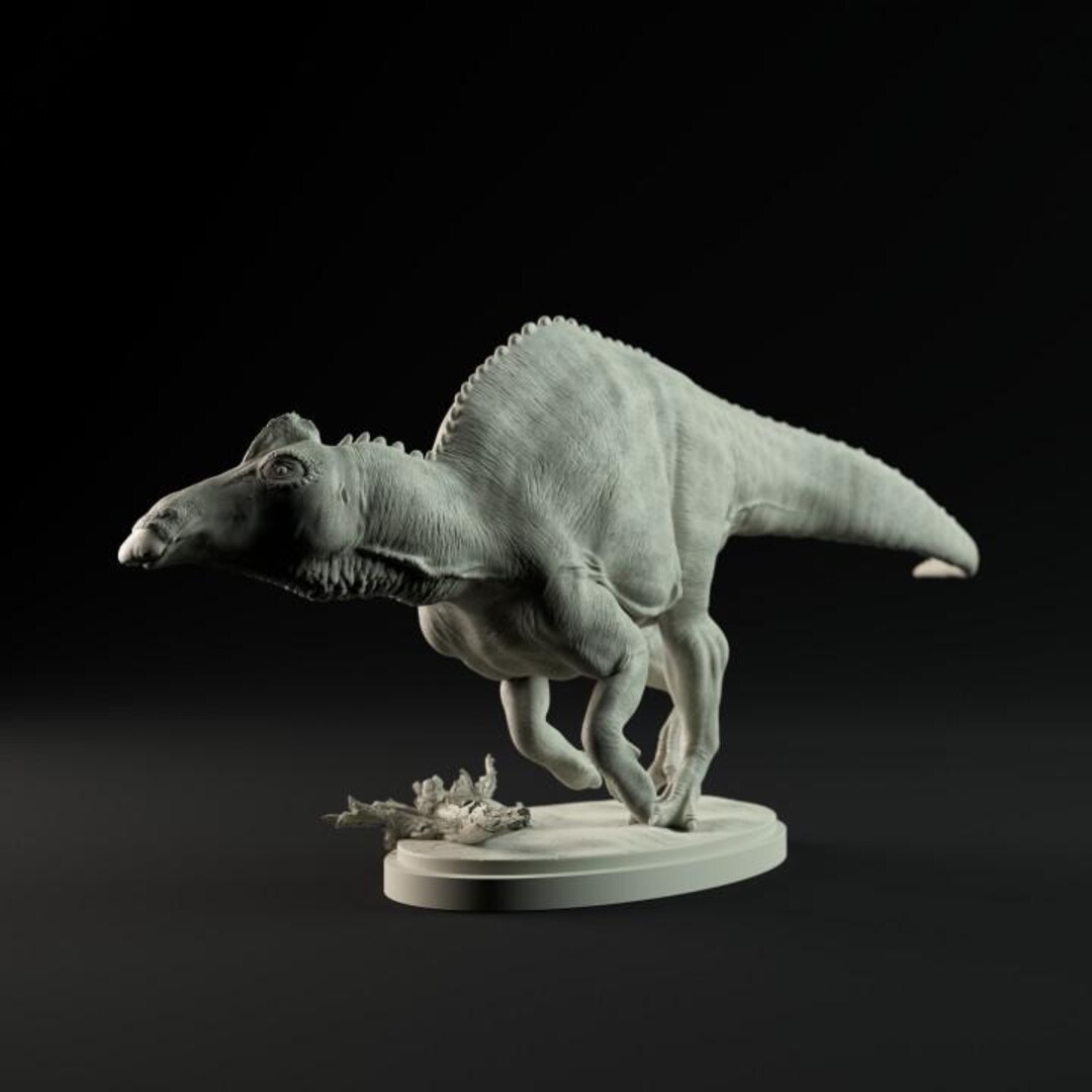 Edmontosaurus Running Dinosaur | Scale Resin Model | Prehistoric Figure ...