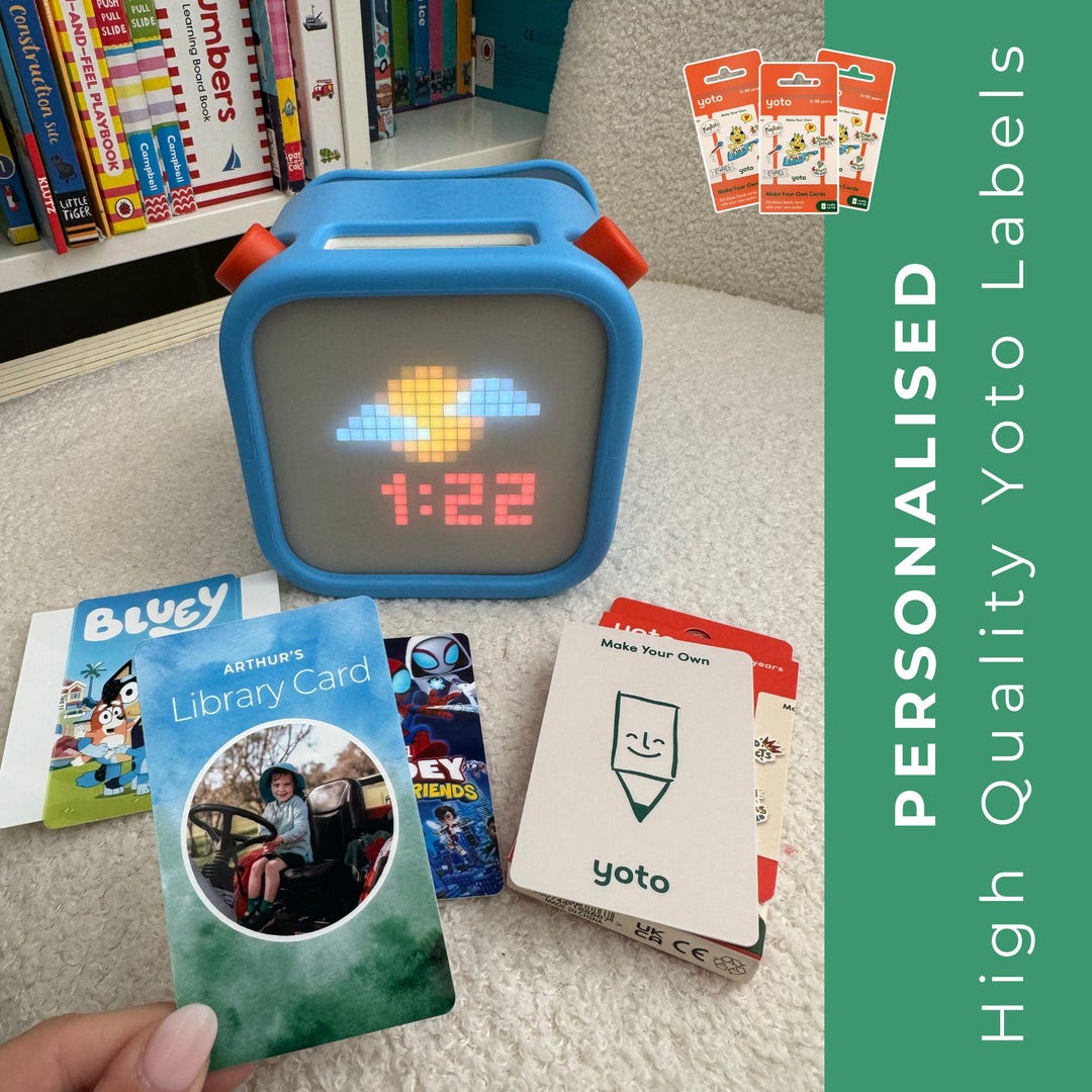 Perfect Fit YOTO Labels for MYO Cards. Printed and Shipped Within ...