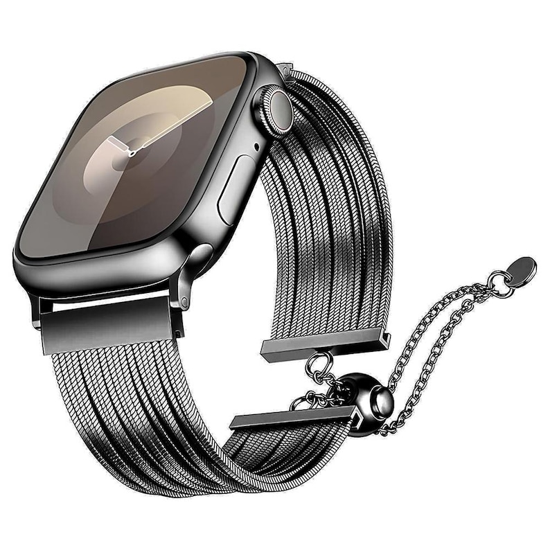 Handmade Gold Apple Watch Band, Stainless Steel Bracelet, Adjustable ...