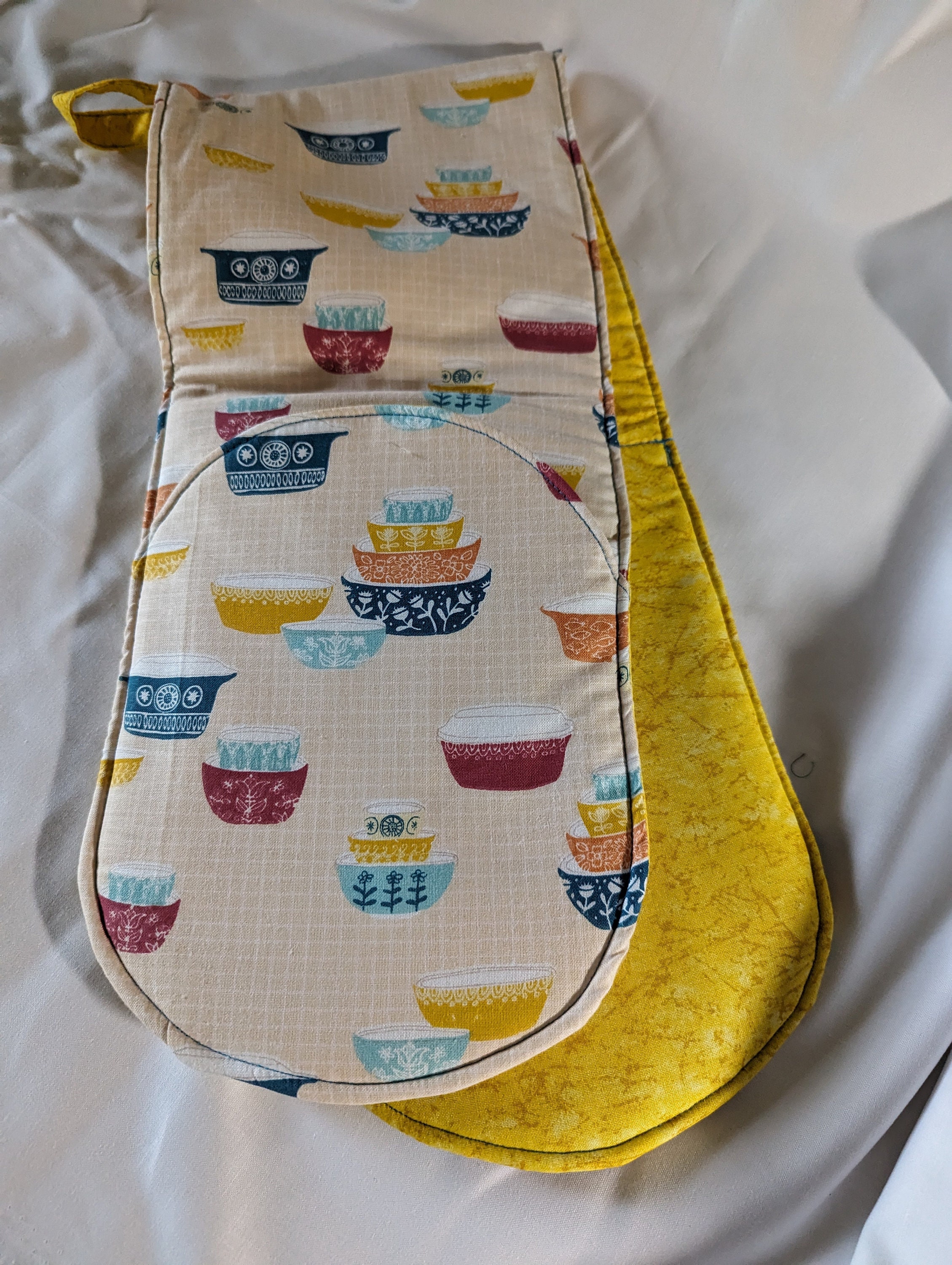 Double Oven Mitt Hangover Oven Door Potholder Heat Resistance. - Etsy