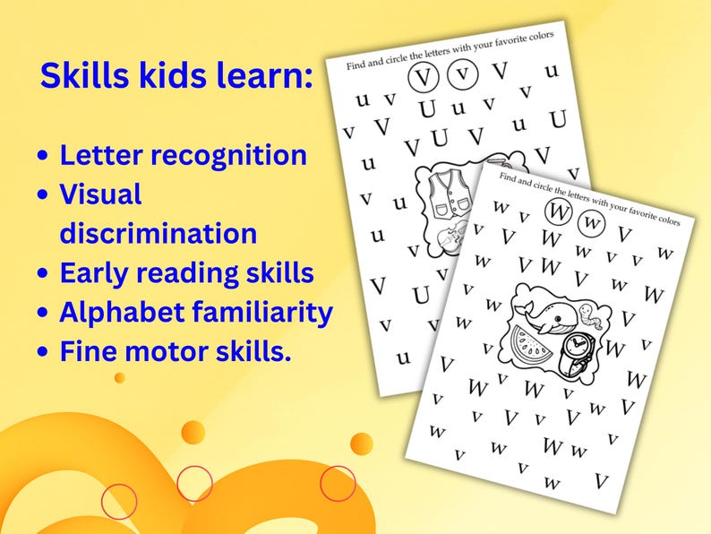 Find and Circle Letters A-Z Printable | Alphabet Letter Recognition ...