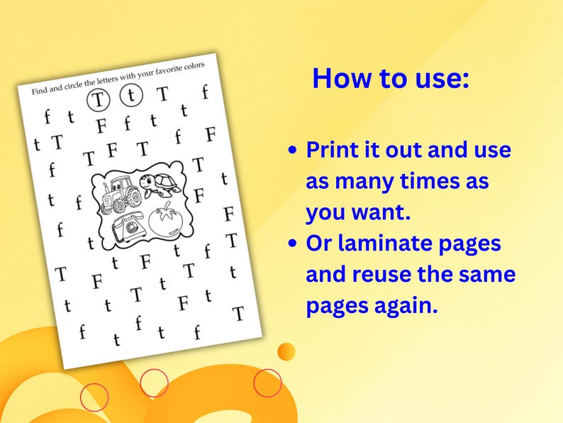 Find and Circle Letters A-Z Printable | Alphabet Letter Recognition ...