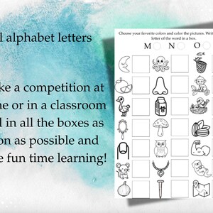 Alphabet Beginning Sounds Coloring Worksheets | First Letter ...