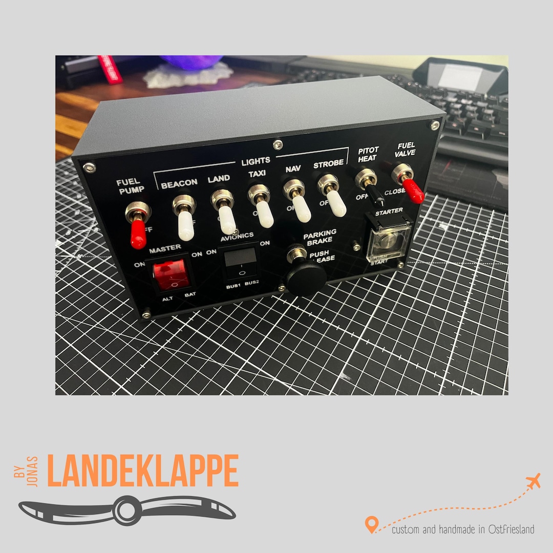 Flight Sim USB Button Control Box "cessna 172-style", General Aviation ...