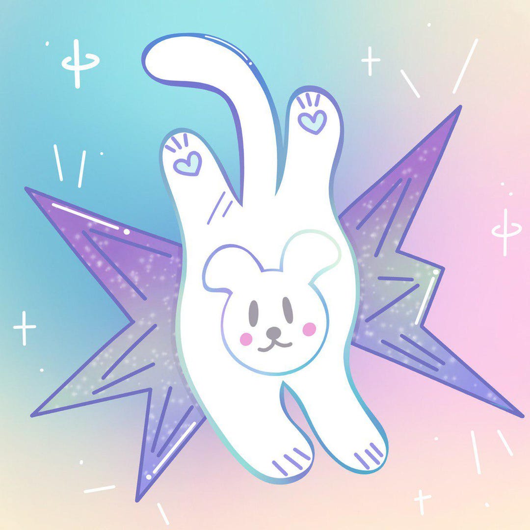 Angel Dog Printable Art – Cute Kawaii Digital Wall Art – Dreamy ...