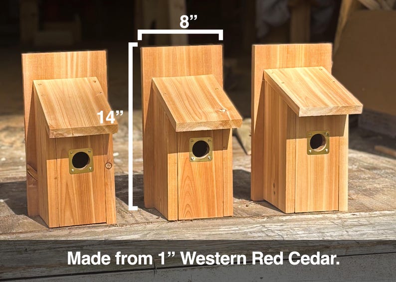 Cedar Bluebird House - Etsy