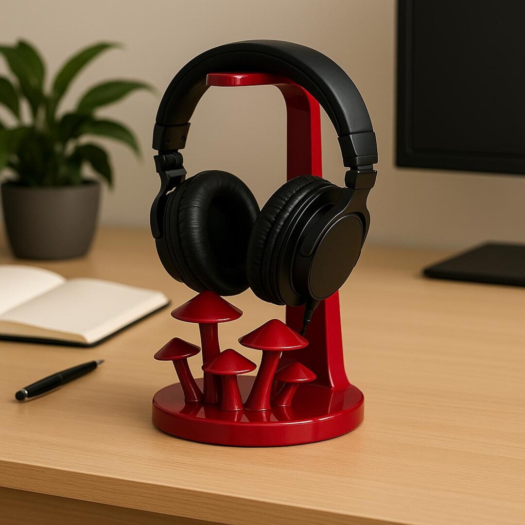 MYCOPHON – 3d-printed PLA Headphone Holder | Headset Holder With ...