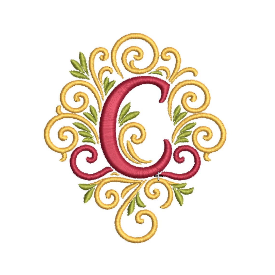 Custom Monogram Machine Embroidery Design - Etsy