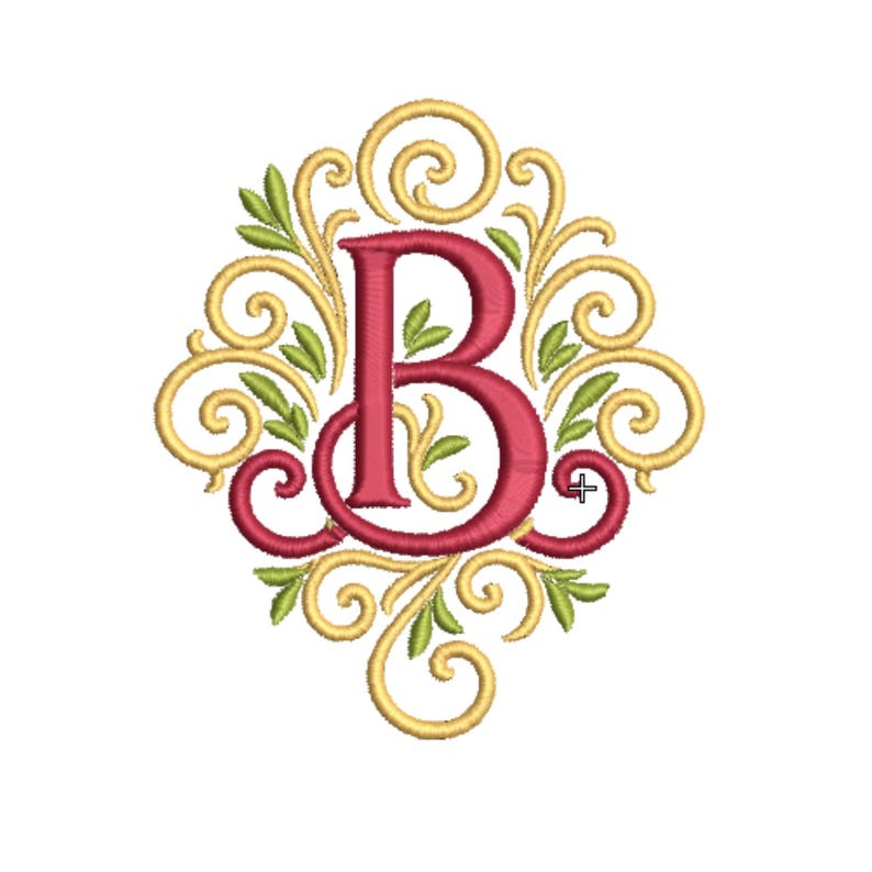 Custom Monogram Machine Embroidery Design - Etsy