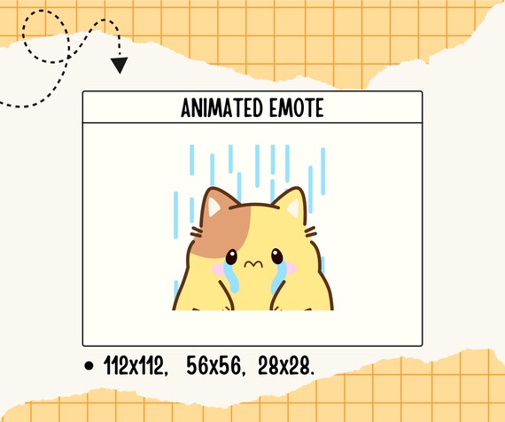 Sad Cat Rain Gif