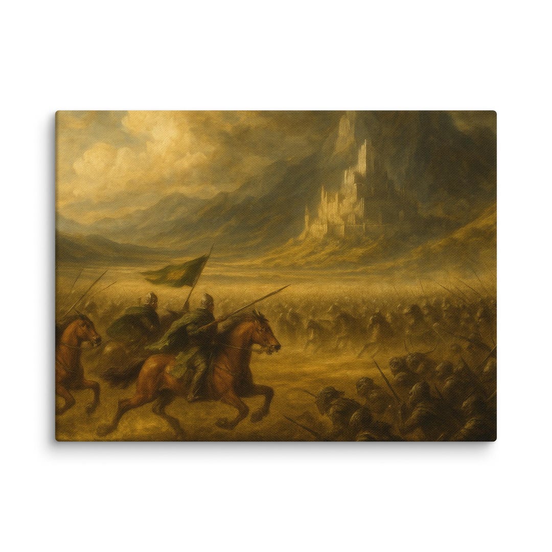 Lord of the Rings Wall Art, Charge of the Rohan Fantasy Print - Etsy