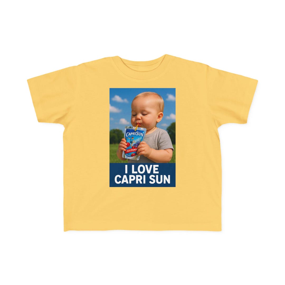 I Love Capri Sun Toddler's Tee, Cute Kids Shirt, Fun Summer Outfit ...