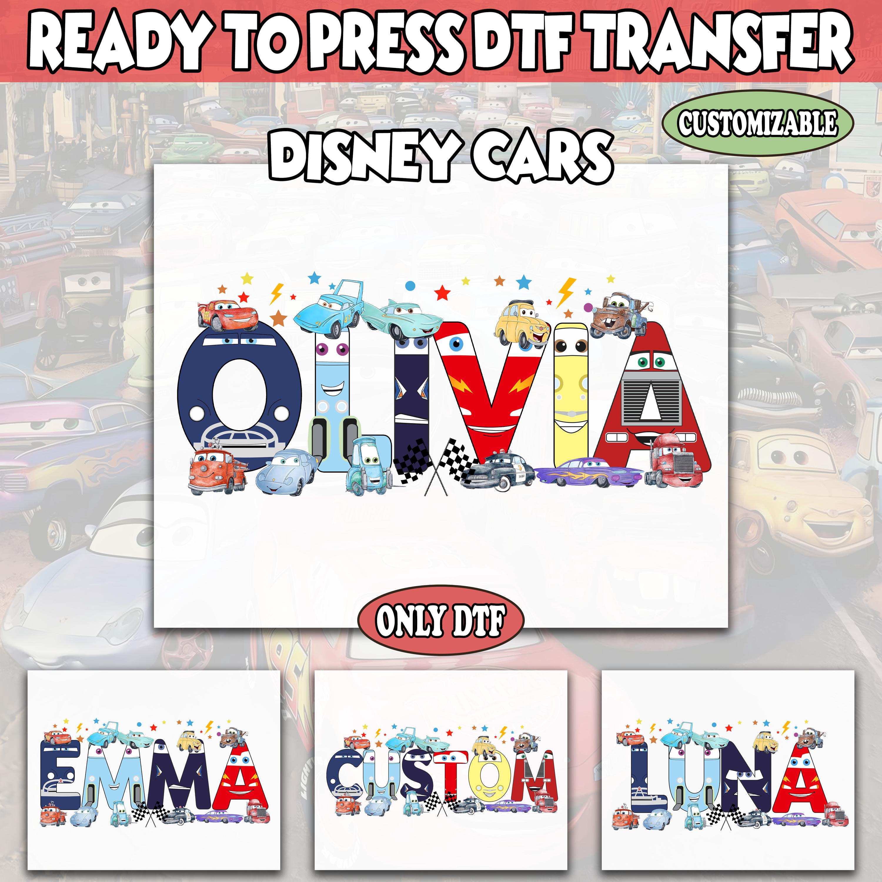Pixar Cars Alphabet Poster