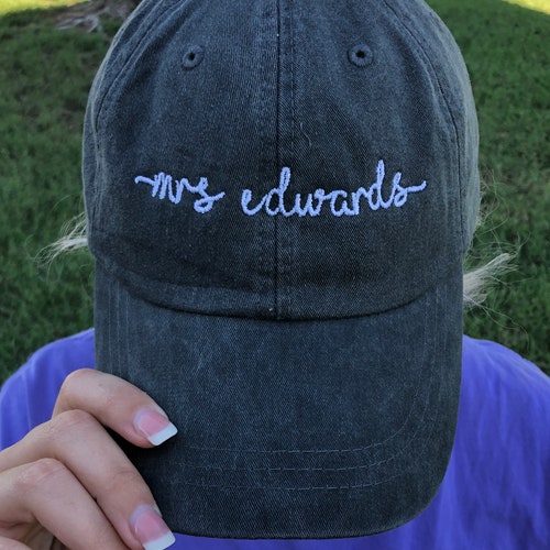 Personalized Baseball Hat Custom Baseball Cap Handwriting - Etsy