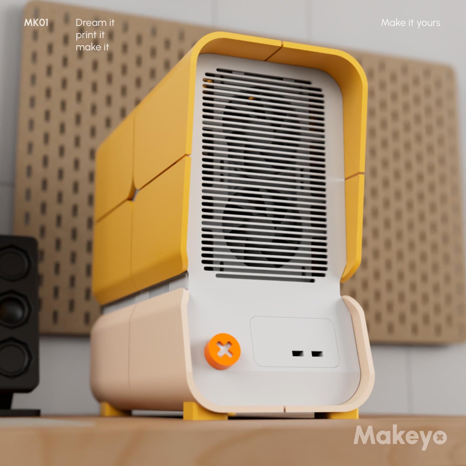 3D Printed PC Case: Mini ITX & Micro ATX Tower - Makeyo Design - Etsy