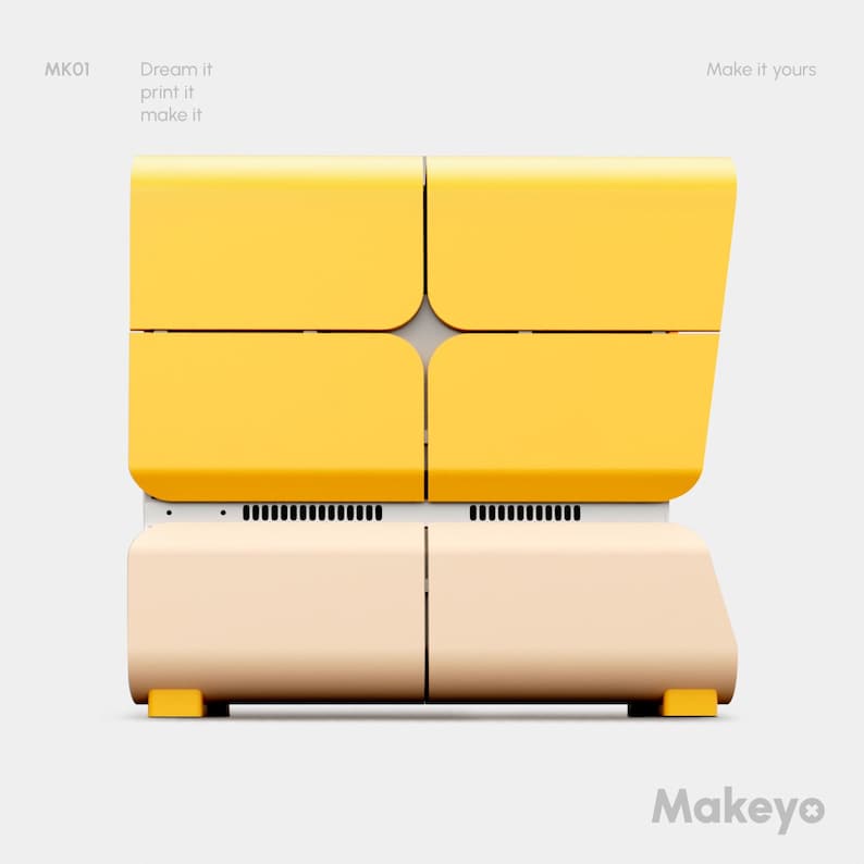 3D Printed PC Case: Mini ITX & Micro ATX Tower - Makeyo Design - Etsy