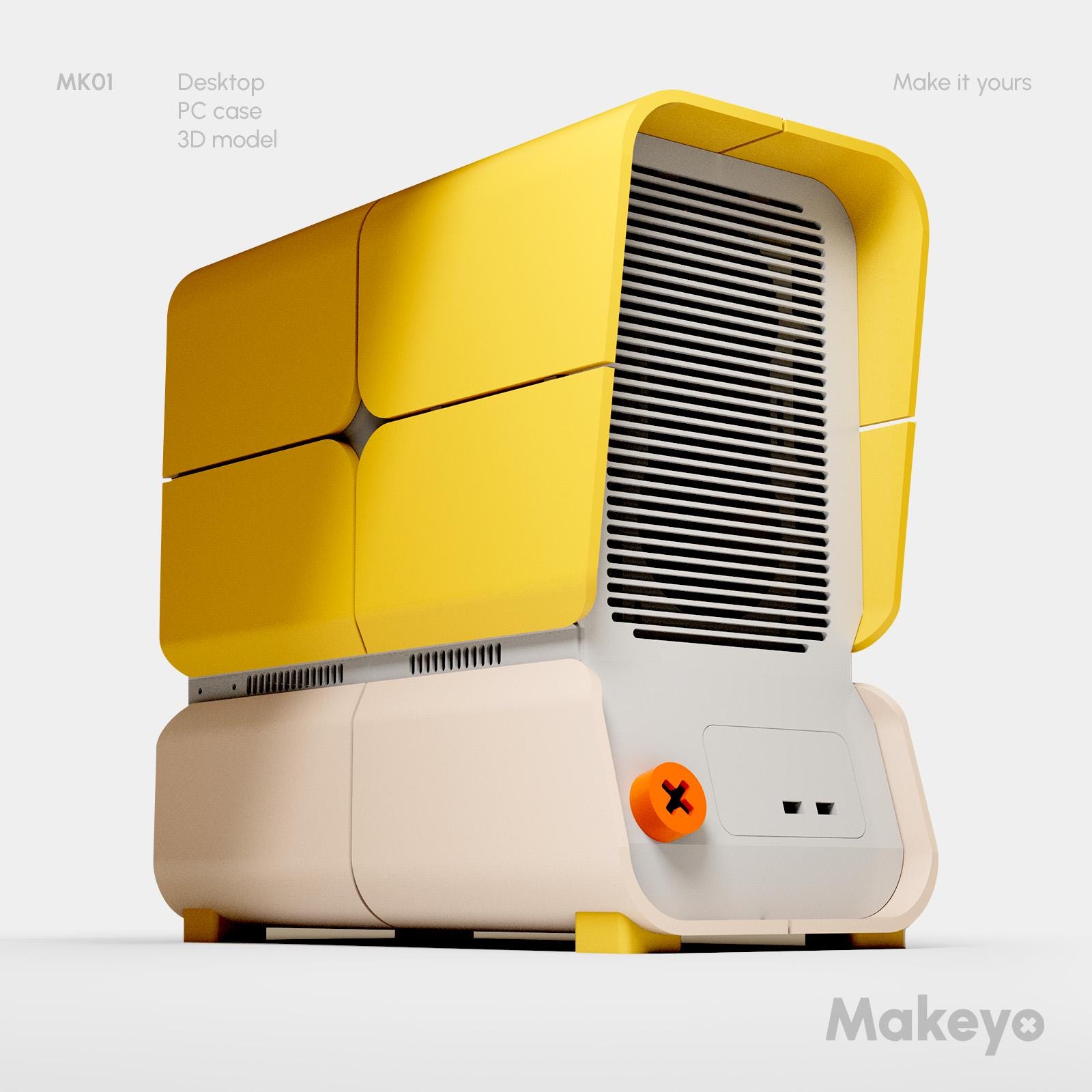 3D Printed PC Case: Mini ITX & Micro ATX Tower - Makeyo Design - Etsy UK