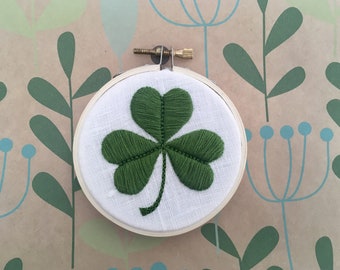 Shamrock Embroidery Design | Etsy