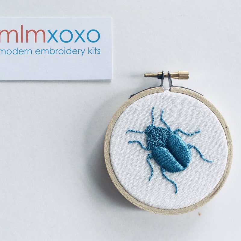 Embroidered Insect - Etsy
