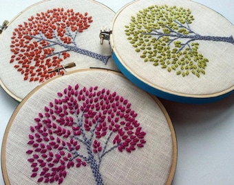 Tree of Life Hand Embroidery Pattern PDF Stitching Instructions ...