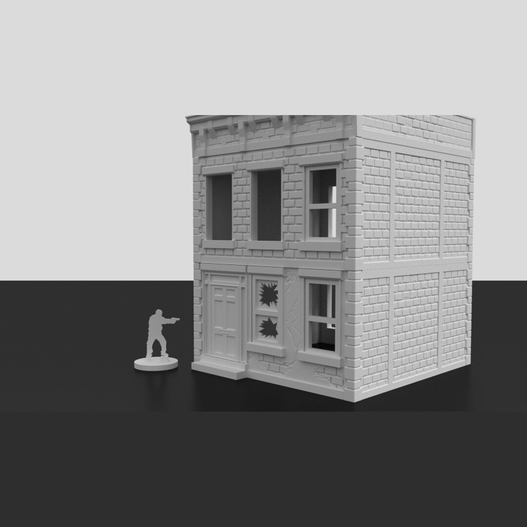 Urban Apartment - 3D Printed Wargaming Terrain, Corvus Games Terrain ...