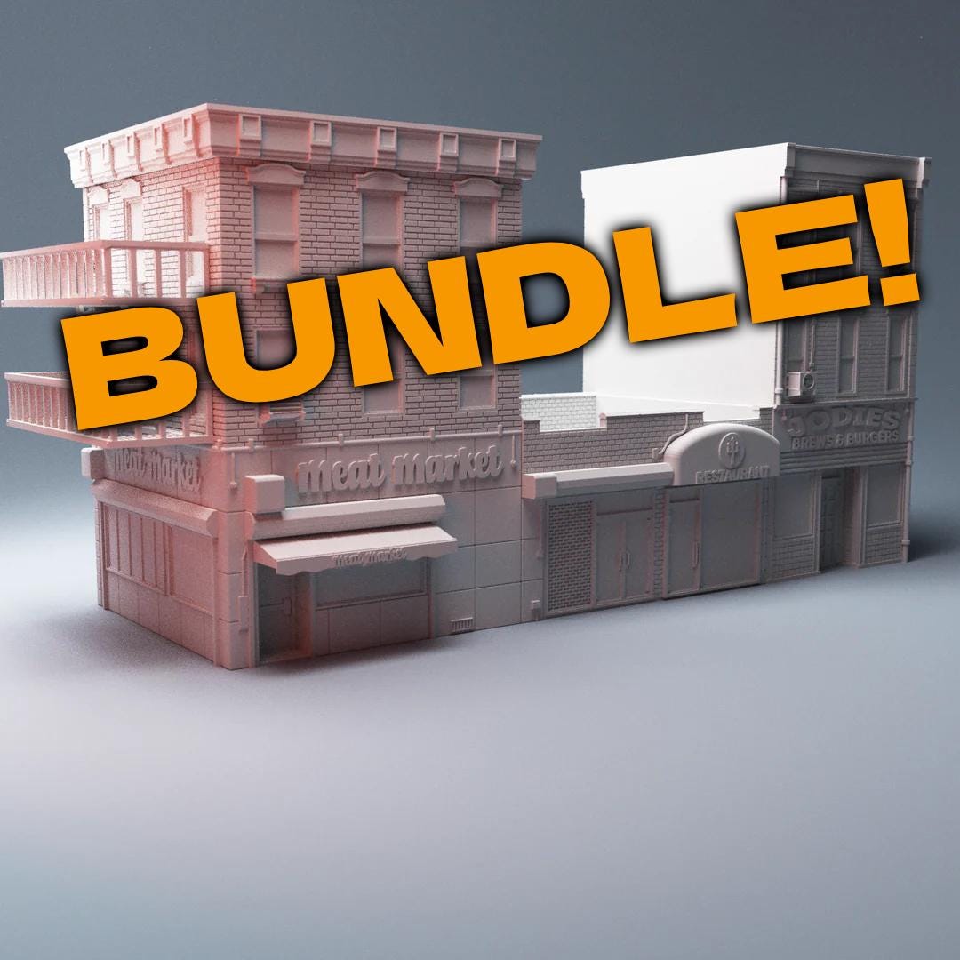 Hell's Kitchen Terrain Bundle - 3D Printed Wargaming Terrain, Corvus ...