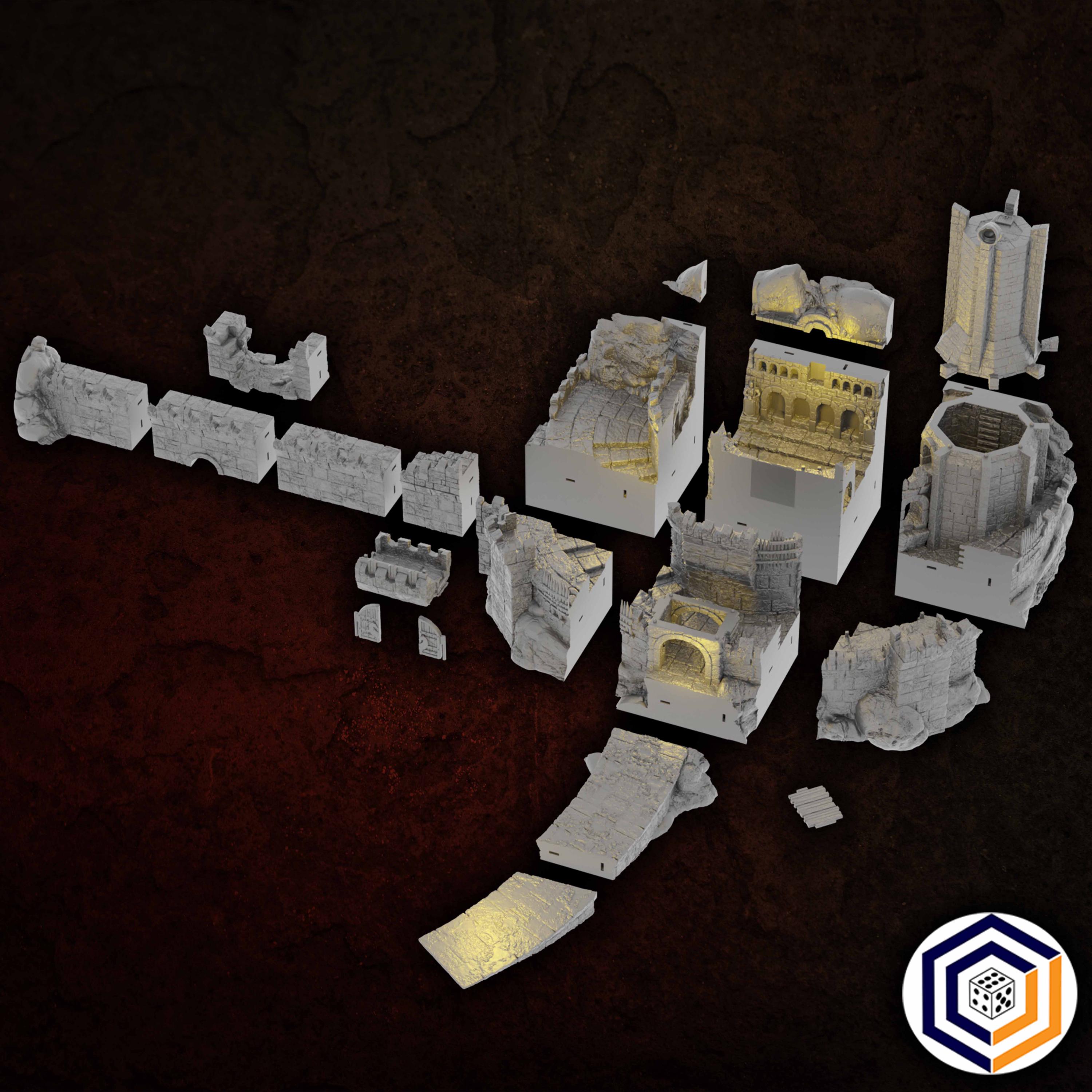 28mm Deep Citadel - Kingdom of Saxonia: Volume 2 - 3D Printed Wargaming ...