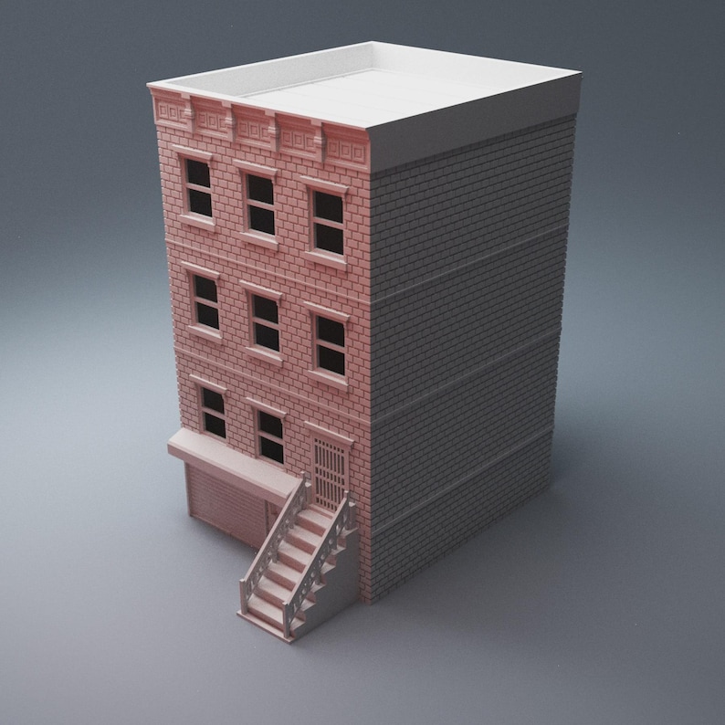 Urban Townhouse - 3D Printed Wargaming Terrain, Corvus Games Terrain ...
