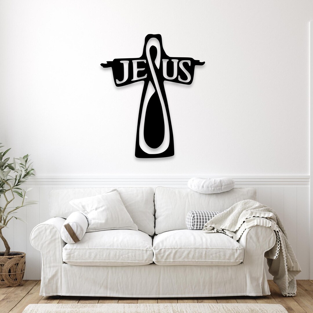 Jesus Metal Wall Art | Christian Home Decor - Etsy
