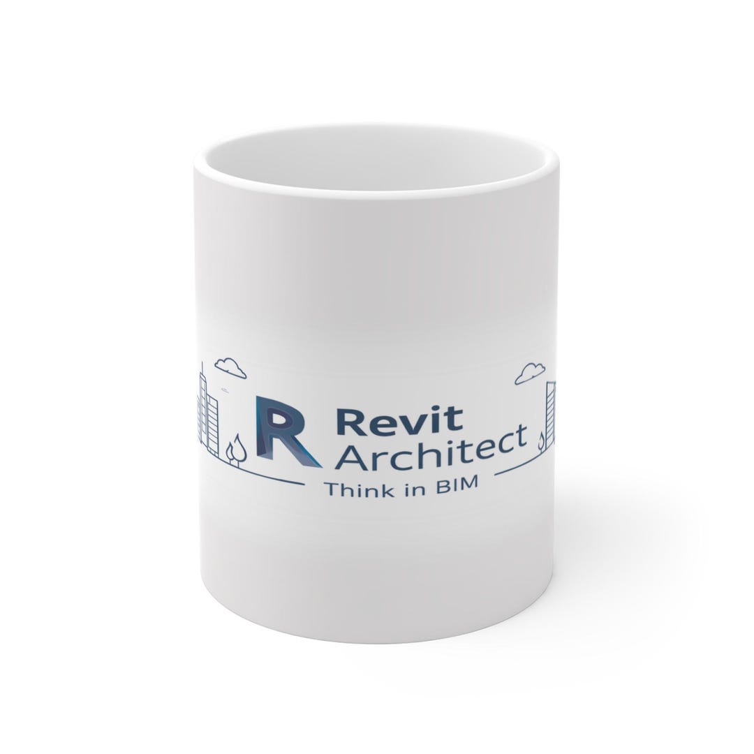 Revit Architect Think in BIM Mug | Architectural Skyline 11oz - Etsy