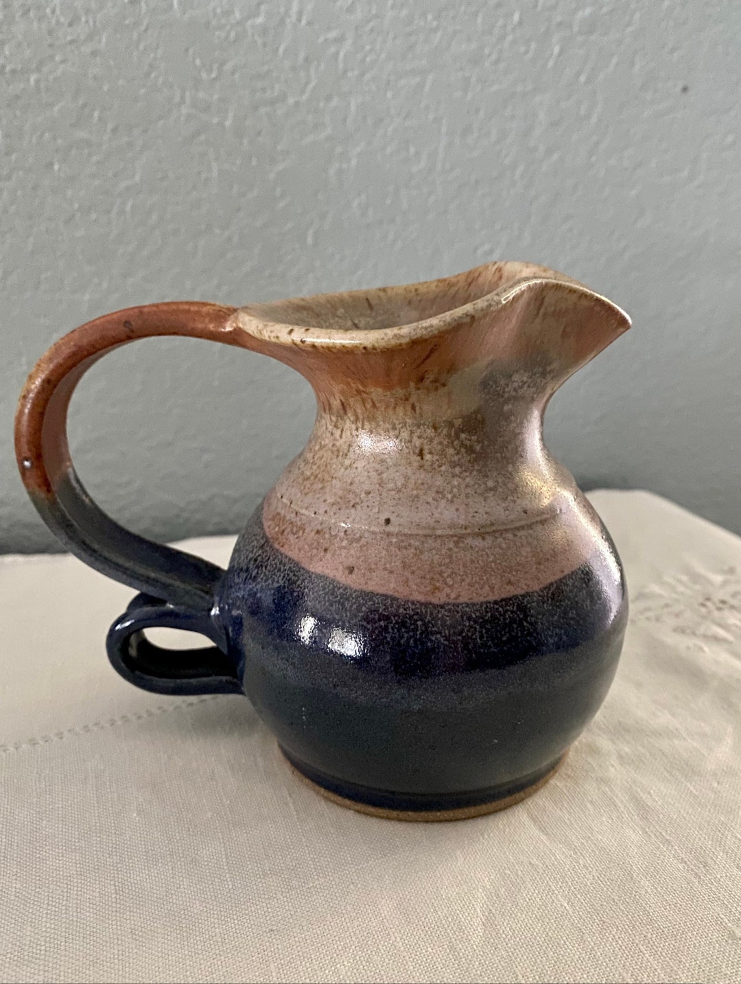 Vintage ABBA Pottery Studio Hand-thrown Pottery Pitcher Signed and ...