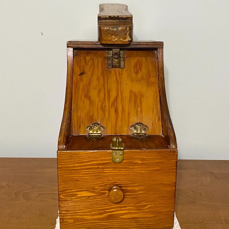 Wood Shoe Cleaning Box - Etsy