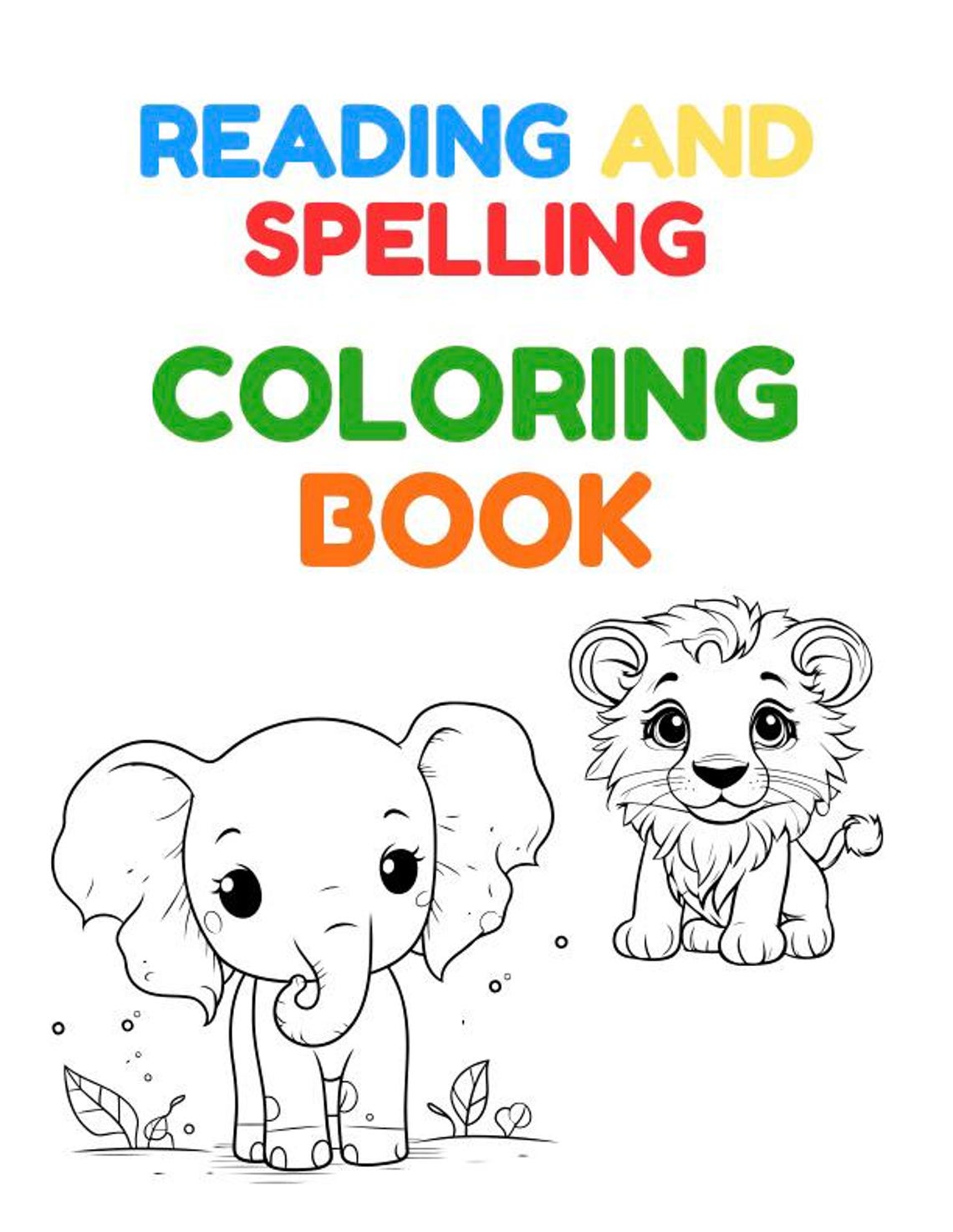 Printable Kids Activity Book | Coloring, Spelling & Reading Practice ...