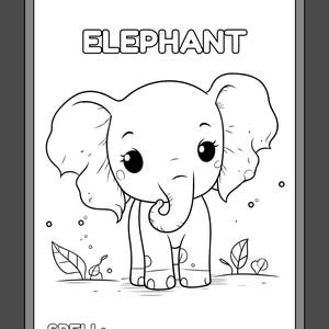 Printable Kids Activity Book | Coloring, Spelling & Reading Practice ...