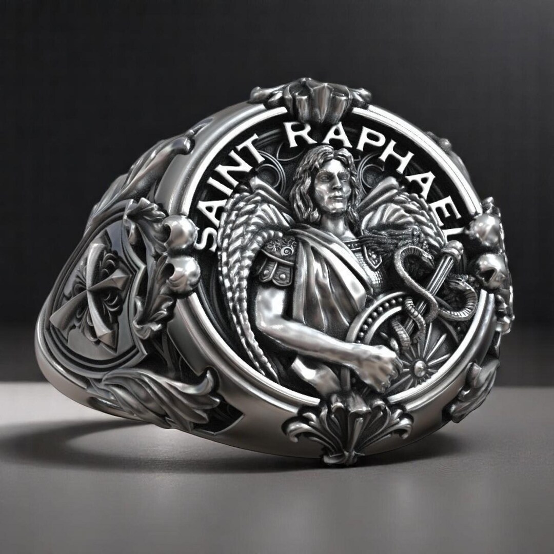 Saint Raphael Ring Christian Orthodox Catholic Jewelry –archangel ...