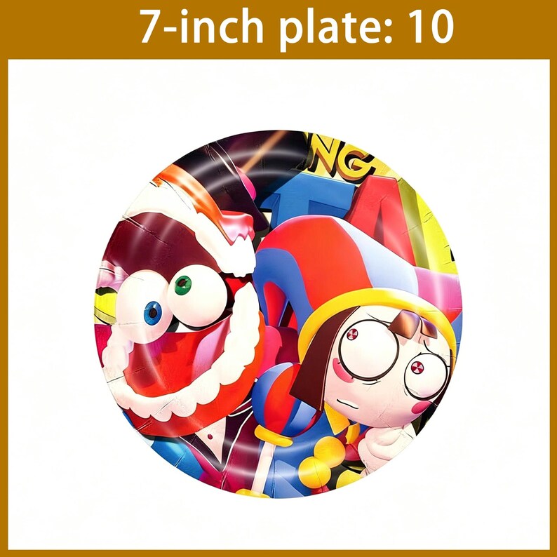 The Amazing Digital Circus Birthday Party Decor,banner Backdrop ...