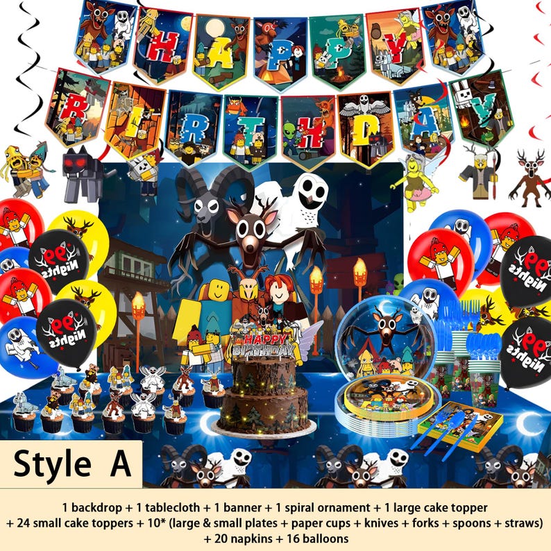 99 Nights in the Forest Cake Topper,99 Nights in the Forest Birthday ...