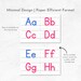 Alphabet Poster + 156 Flashcards Bundle, Montessori Moveable Sandpaper ...