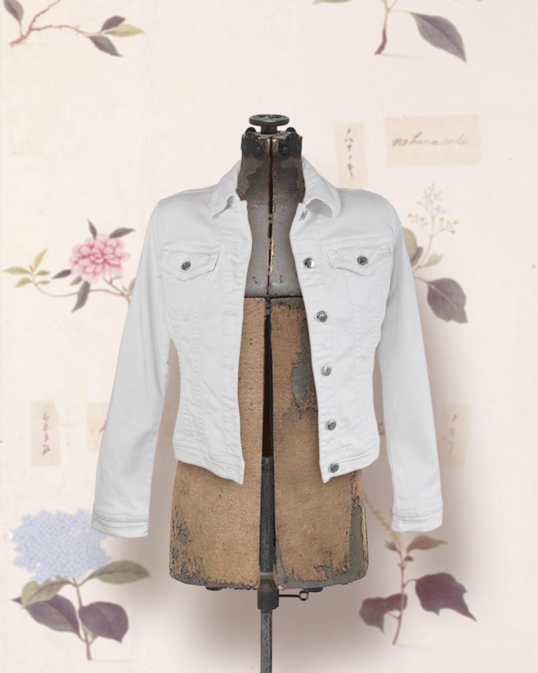 Vintage Parasuco Immaculate White Regular Denim Jacket - Etsy