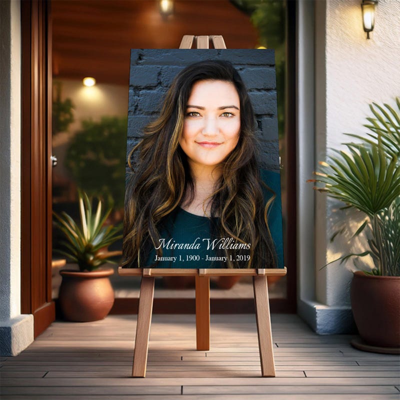 Funeral Memorial Posters - Etsy