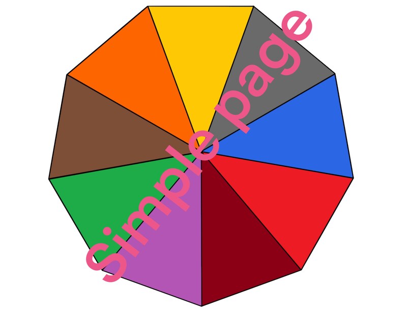 Montessori Color Tablets Printable | 3 Primary & 6 Secondary Colors | 7 ...