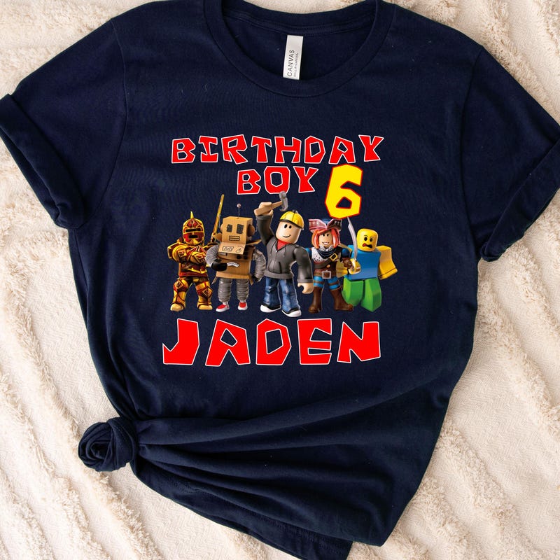 Roblox 7th Birthday Shirt - Etsy