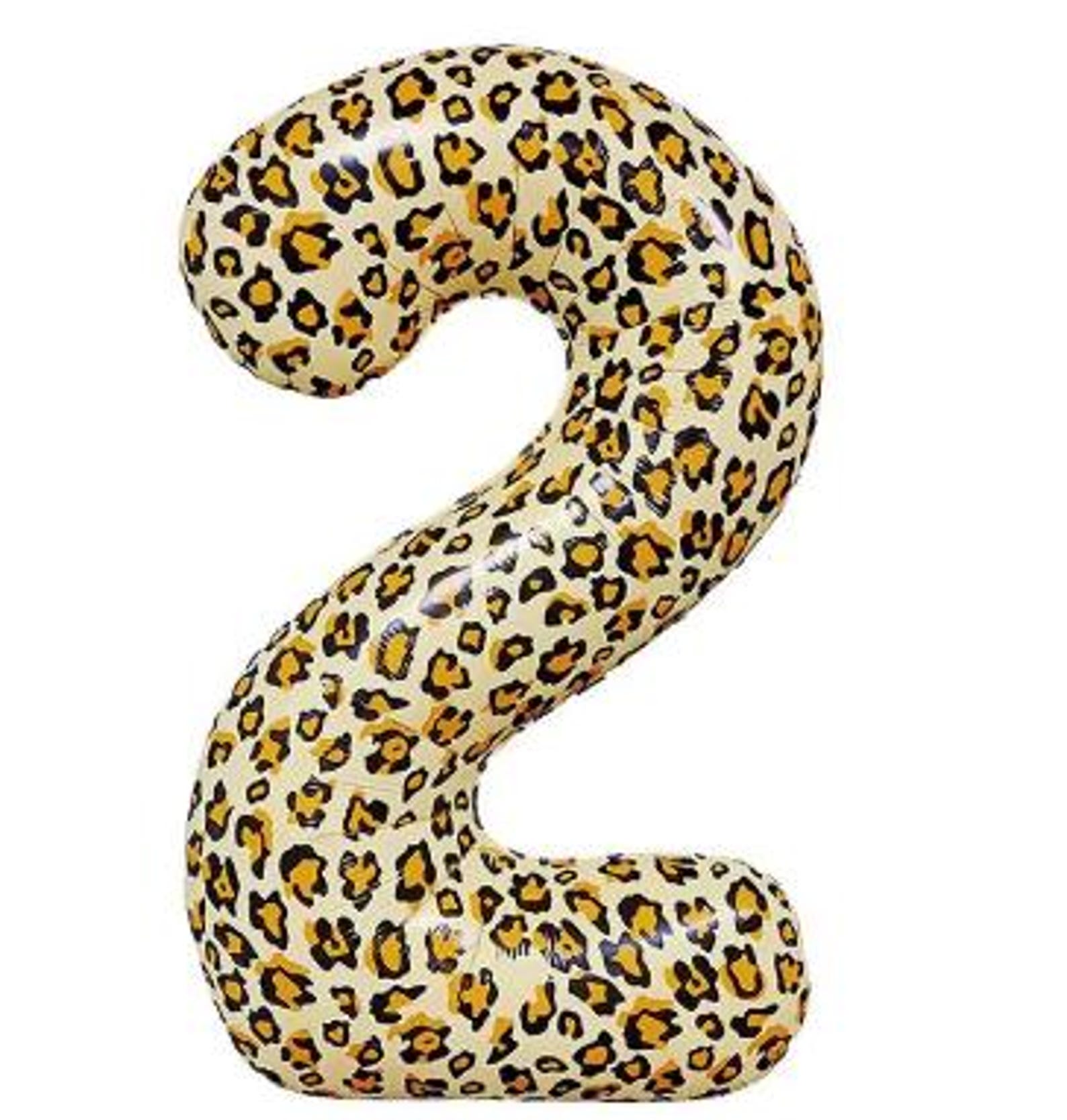 30" Leopard Print Numbers Foil Balloons Supply Events Birthday ...