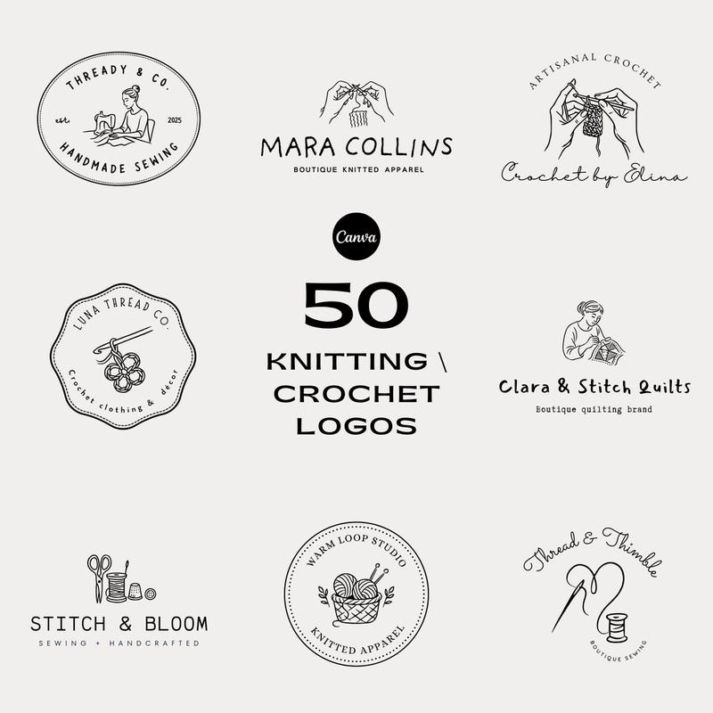 Logo Design for Crochet - Etsy